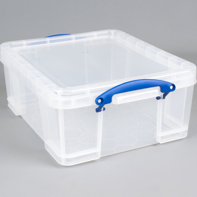 Rebrilliant Really Useful Box Plastic Storage Container w/Snap Lid & Clip Lock Handles & Reviews ...
